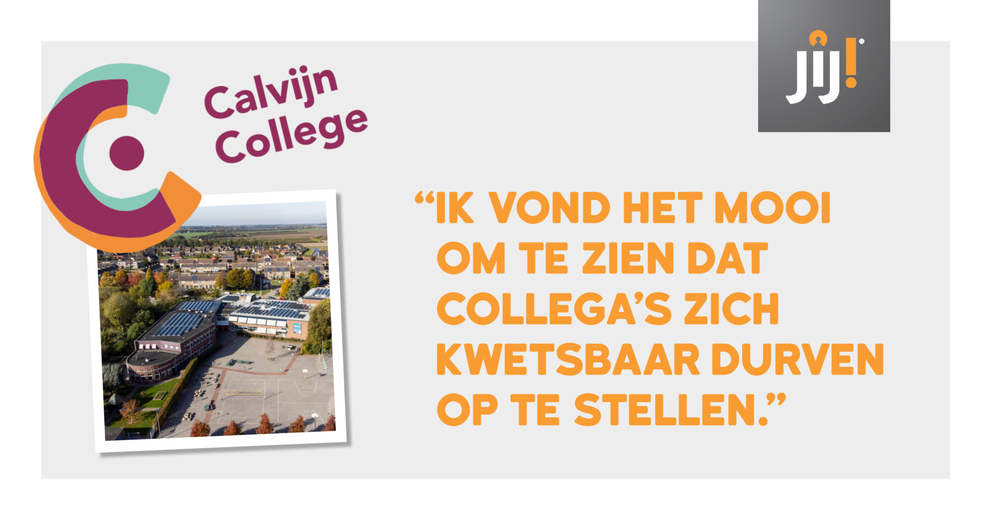 Intervisietraject op het Calvijn College: “We hoopten vooral heel ...